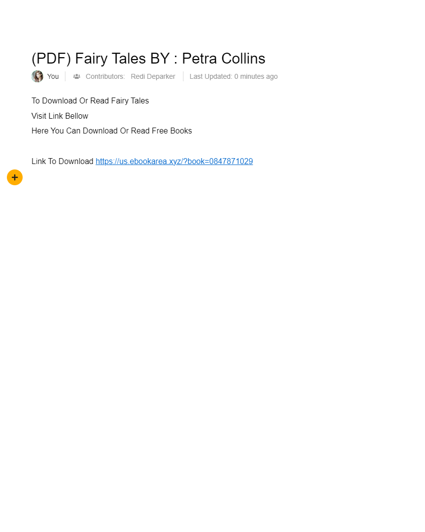 (PDF) Fairy Tales BY : Petra Collins | AI Powered Online Docs