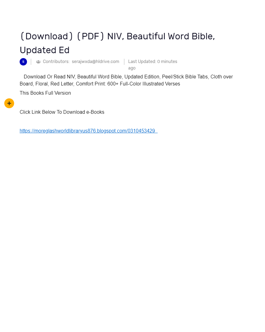 (Download) (PDF) NIV, Beautiful Word Bible, Updated Ed | AI Powered Online Docs